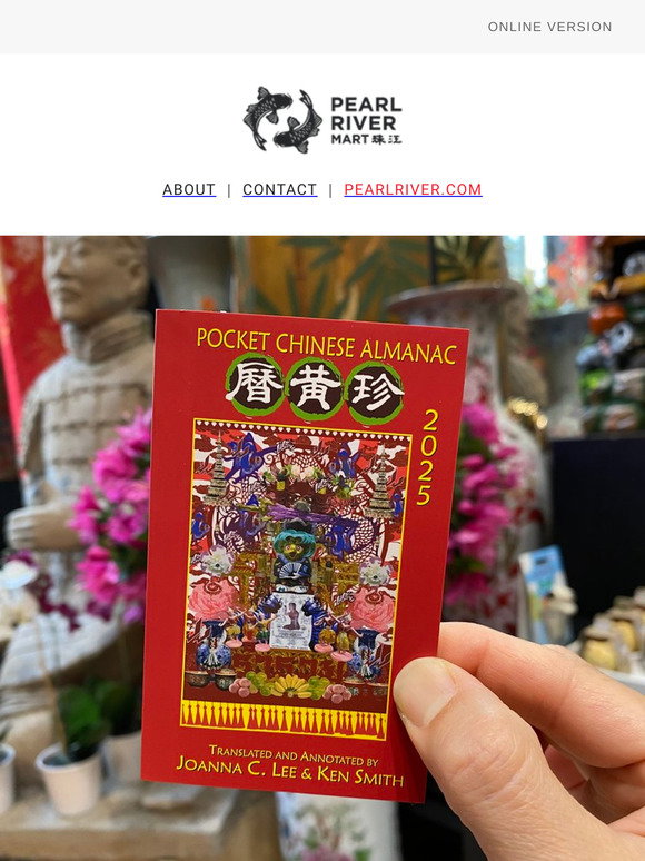 Pearl River Mart: The 2025 Pocket Chinese Almanac is here! | Milled