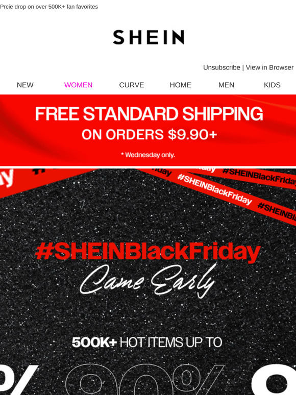 SHEIN Email Newsletters: Shop Sales, Discounts, and Coupon Codes