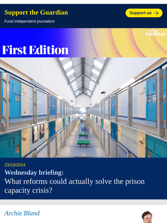 The Guardian: Making prison work | First Edition from the Guardian | Milled