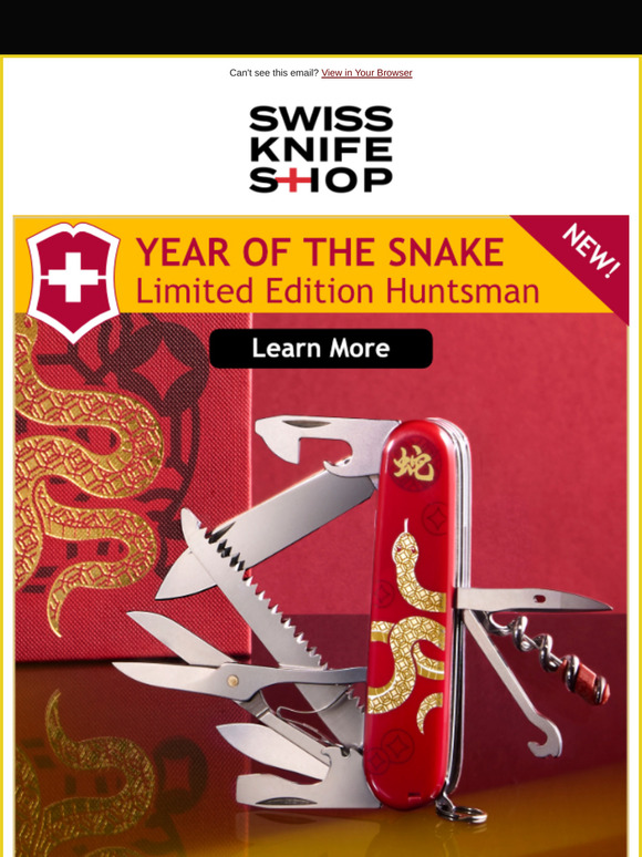 Swiss Knife Shop: 🐍 The Victorinox Year of the Snake 2025 Huntsman ...