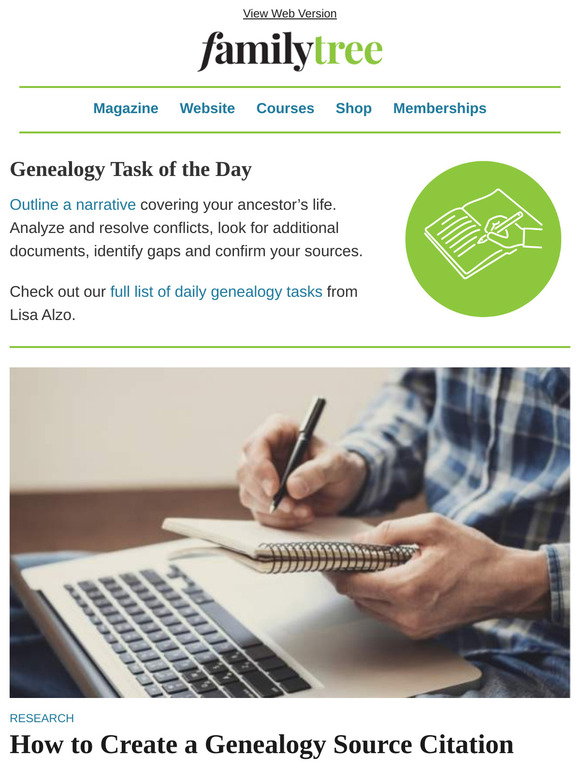 Family Tree Magazine: Your Guide to Source Citations | Milled
