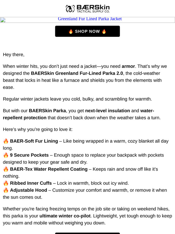 Bearskin Tactical Supply Co.: Is this the Ultimate Cold-Weather Armor ...