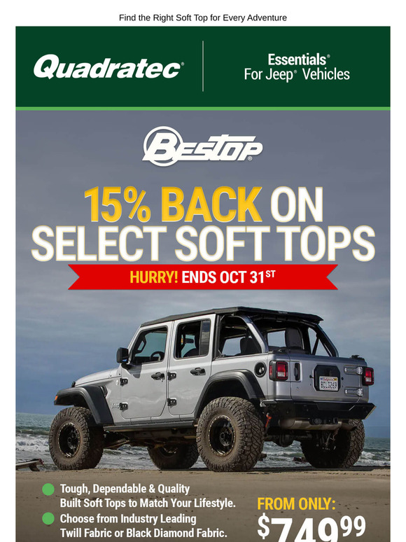 Quadratec: Get Your Jeep Winter-Ready with the Right Top! | Milled