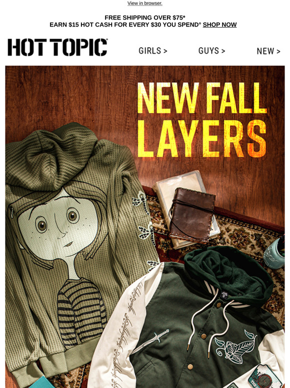 Hot Topic: New fall layers, aka new hoodies 🍂🧥 | Milled