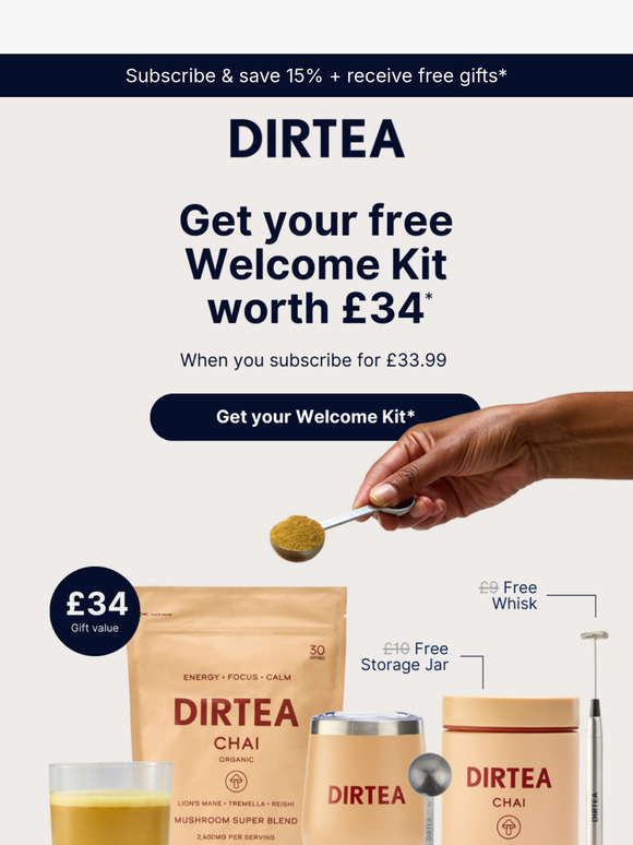 DIRTEA: Get your Free Chai Welcome Kit 🧡 | Milled