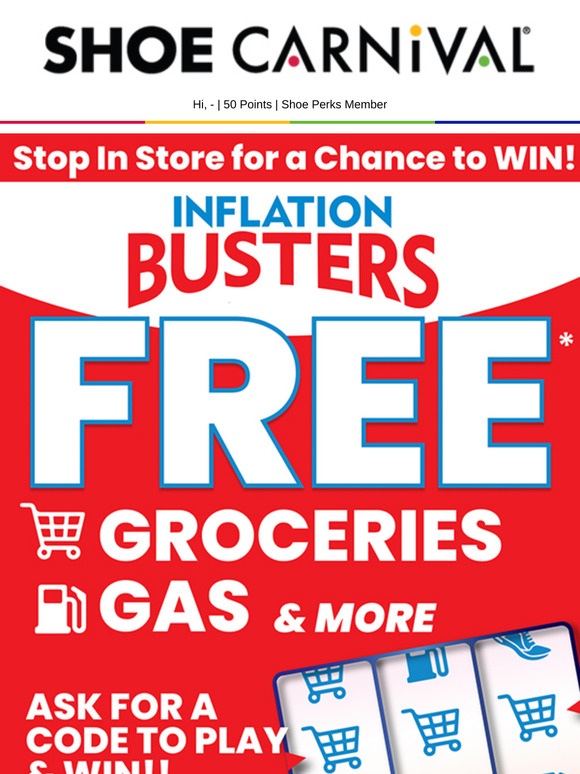 Shoe Carnival: Inflation Busters: Free Groceries, Gas & Huge Savings ...