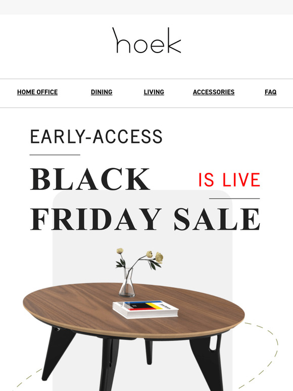 Hoek Home: Early Access -Black Friday Sale is Live! Get Up to 45% Off ...