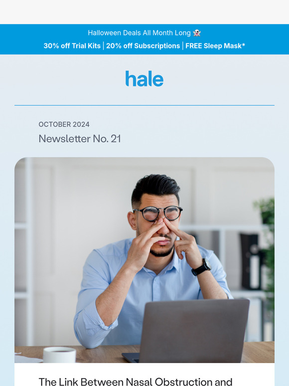 Hale, Inc: The Link Between Nasal Obstruction and Chronic Fatigue | Milled