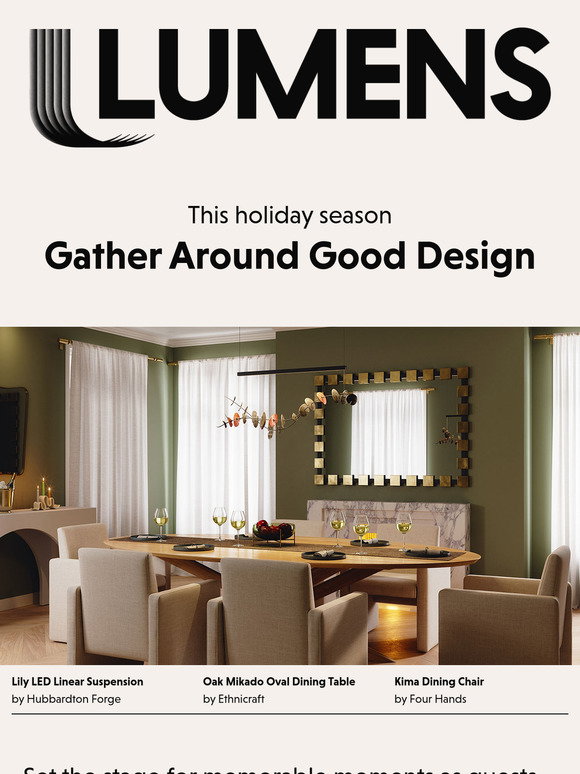 Lumens: Create a kitchen + dining space that inspires. | Milled