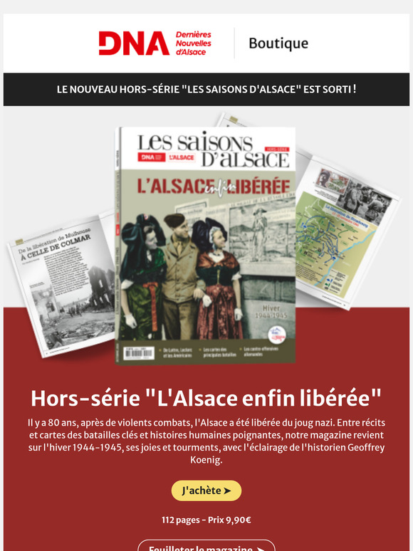 Dernières Nouvelles d'Alsace - DNA: "L'Alsace enfin libérée" : le nouveau hors-série évènement ...