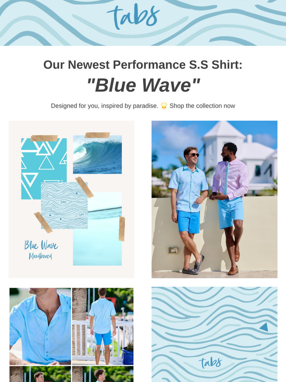 TABS Bermuda: 🌊 Dive into Island Style with Our NEW Blue Wave ...