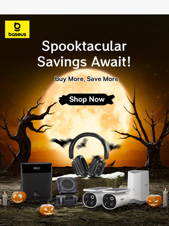 BASEUS: 🎃Spooktacular Savings! Scary Good Deals on Your Favorite Tech ...