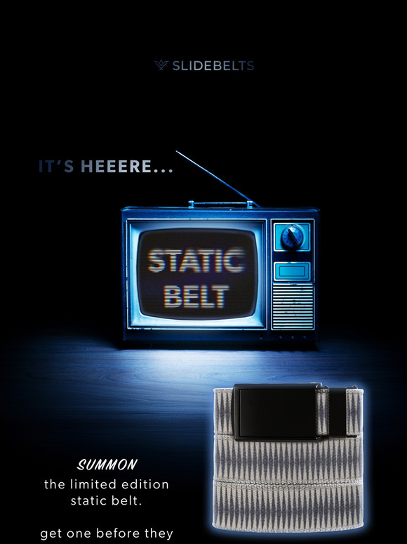 SlideBelts: 👻 NEW Limited Edition Static Belt 👀 | Milled
