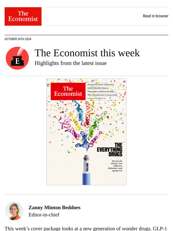 The Economist: Drugs like Ozempic will change the world | Milled