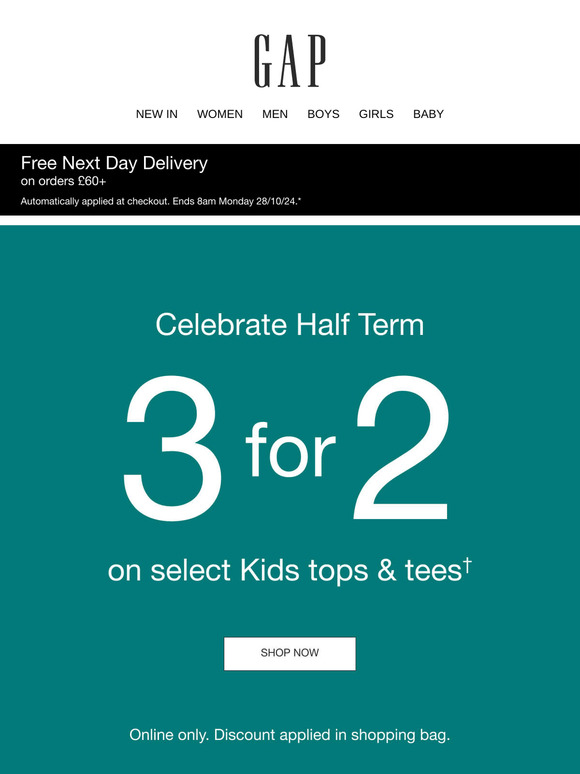 Gap Email Newsletters: Shop Sales, Discounts, and Coupon Codes