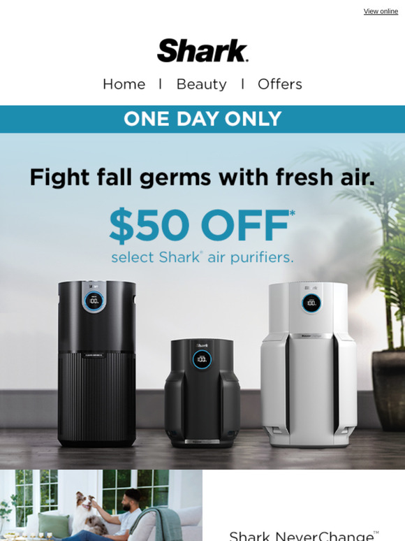 Shark: Find your germ season savior. | Milled