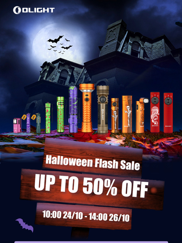 Olight: UP TO 50% OFF | Halloween Flash Sale Start Now | Milled