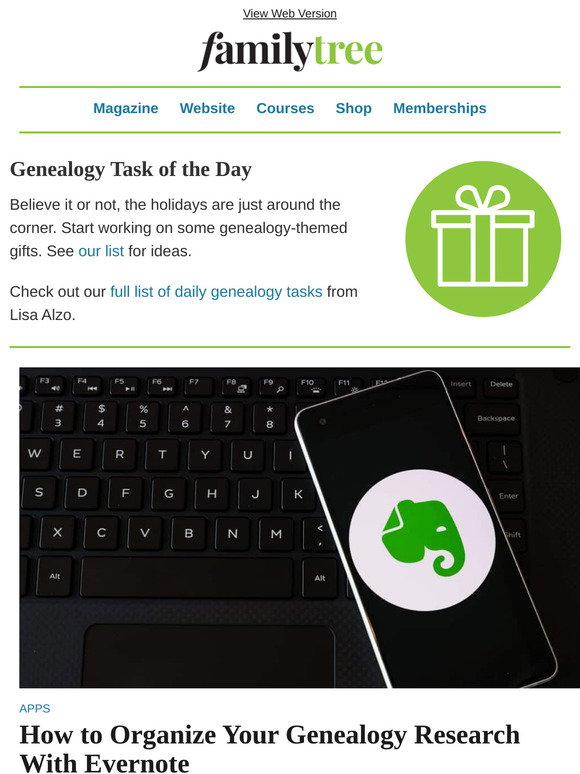 Family Tree Magazine: Tech Tips to Revolutionize Your Genealogy ...
