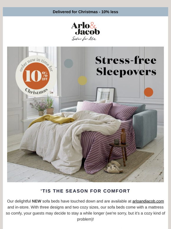 Arlo & Jacob: Guest-ready with our NEW Sofa Beds | Milled