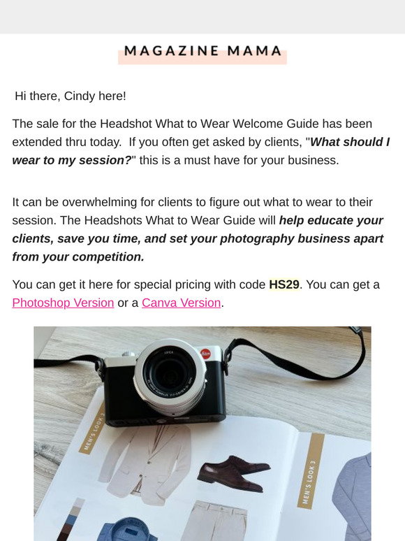 Magazine Mama: 👔 Headshots What to Wear Template | Milled