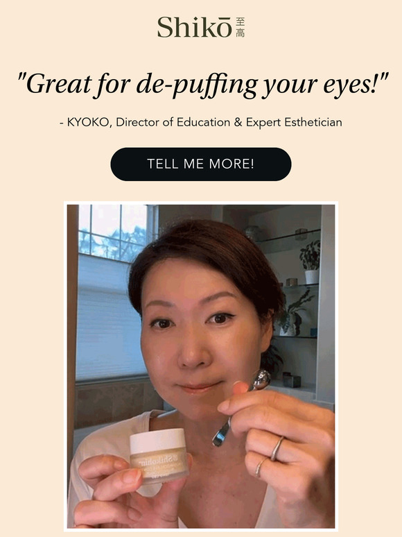Shiko Beauty: Steps for a Lifted Jawline and De-Puffing Your Eyes! | Milled