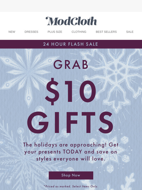 Modcloth Email Newsletters: Shop Sales, Discounts, and Coupon Codes