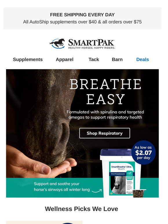 SmartPak Equine: Make Respiratory Health A Priority | Milled
