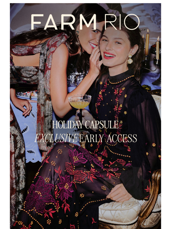 FARM Brasil: HOLIDAY CAPSULE: EXCLUSIVE EARLY ACCESS | Milled