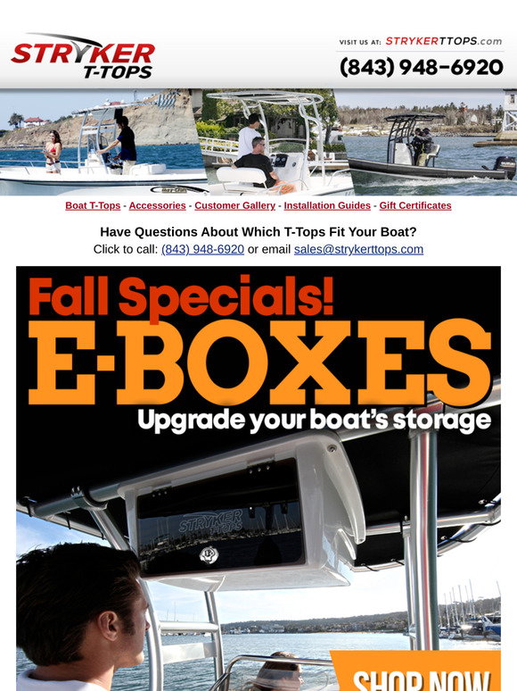 Stryker T-Tops: T-Top Electronics Boxes on Sale! | Milled