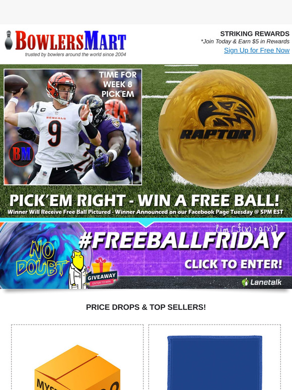 CoolWick: $99.95 Mystery Bowling Boxes are here + two FREE bowling ball ...