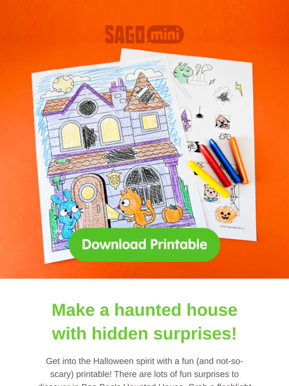 Sago Mini Box: Here’s a Halloween printable with a sneaky surprise! 👻 ...