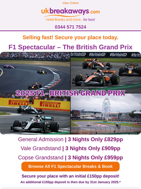 UK Breakaways: F1 Spectacular - The British Grand Prix 2025! | Milled
