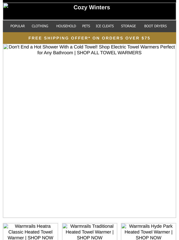 CozyWinters: Don't End a Hot Shower with a Cold Towel! 🥶 | Milled