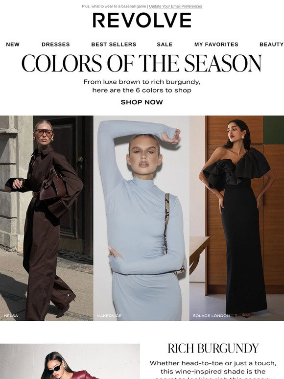 REVOLVE: The Top 6 Fall Color Trends | Milled