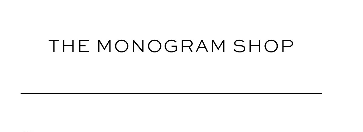 Hill House Home: Introducing: The Monogram Shop | Milled