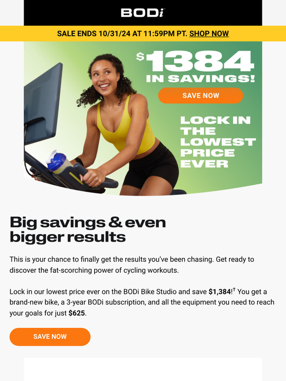 Beachbody: Save $1,384 on the BODi Bike Studio | Milled