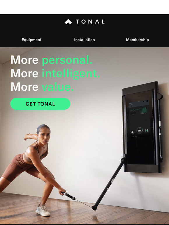 Tonal: Build Strength & Confidence with Tonal’s Adaptive Workouts | Milled