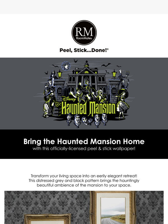RoomMates: Haunt Your Walls with officially-licensed Disney Haunted ...