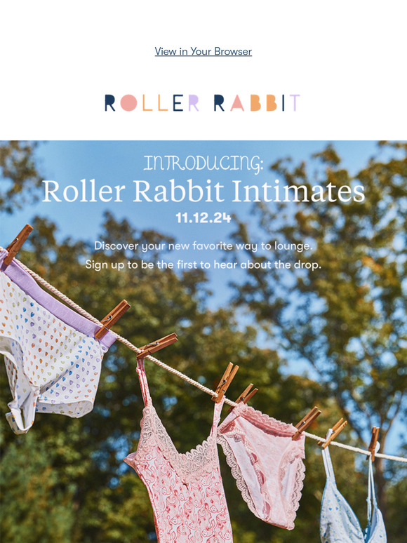 Roller Rabbit: Introducing: Roller Rabbit Intimates | Milled