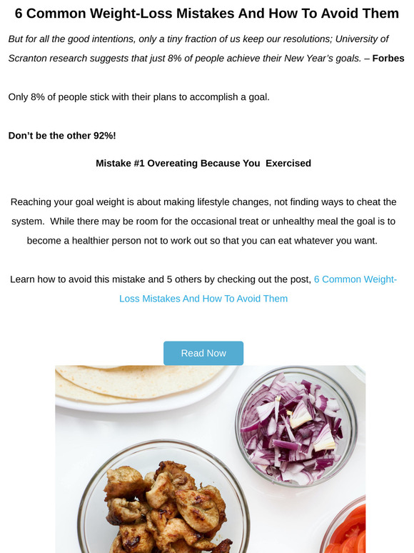 Portions Master: 6 Common Weight-Loss Mistakes And How To Avoid Them | Milled