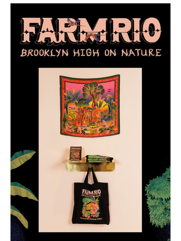FARM Brasil: Olá, get an exclusive gift at our new store! | Milled