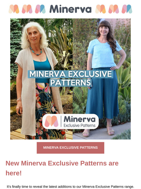 Minerva: Our new sewing patterns are here! ⭐ | Milled