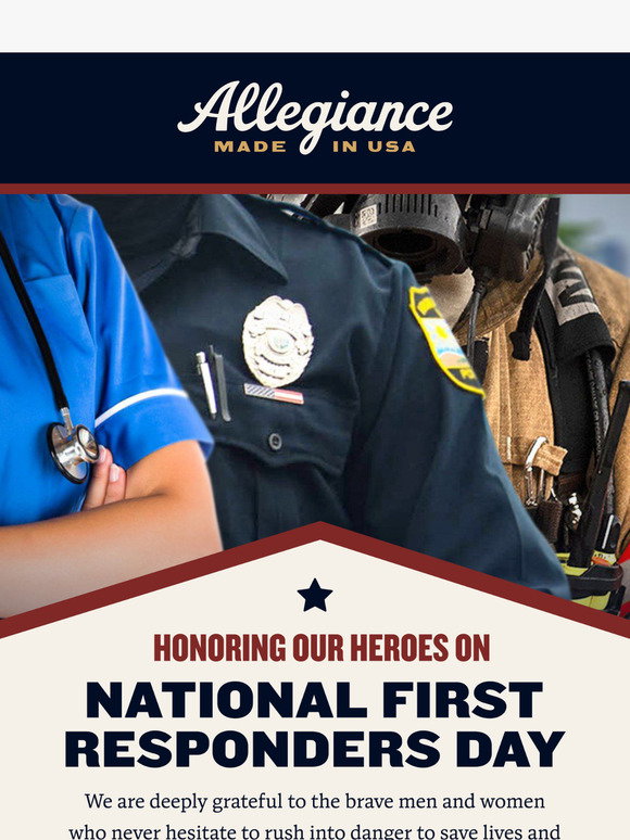 Allegiance Flag Supply: Honoring Our Brave First Responders | Milled