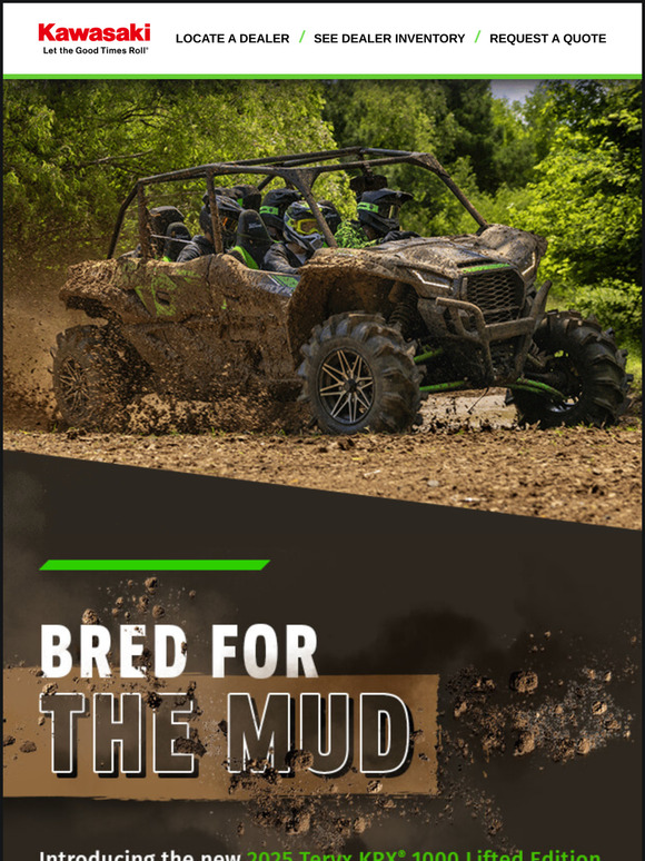 Kawasaki: Teryx KRX4 1000 Lifted Edition and Teryx KRX 1000 Lifted ...