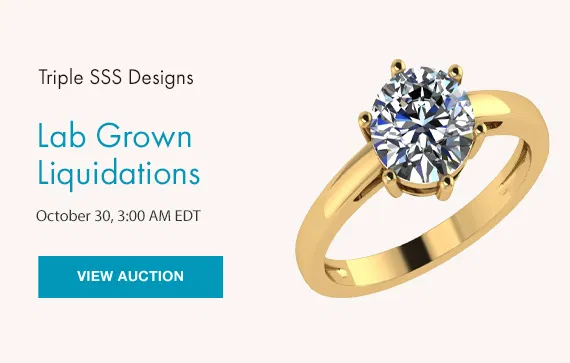 LiveAuctioneers: Triple SSS Designs | Lab Grown Liquidations | Milled