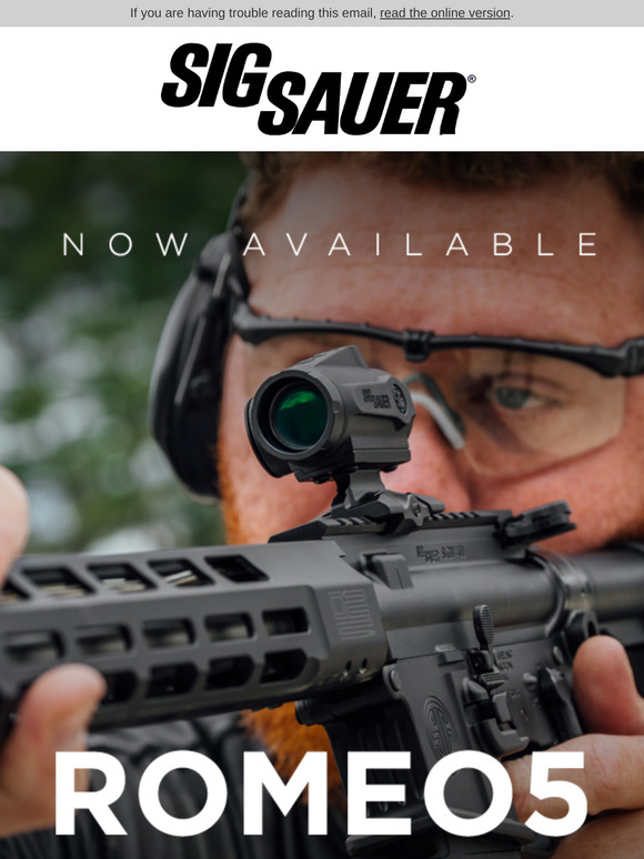 SIG SAUER: NEW: ROMEO5 GEN II ELITE RED DOT OPTIC | Milled