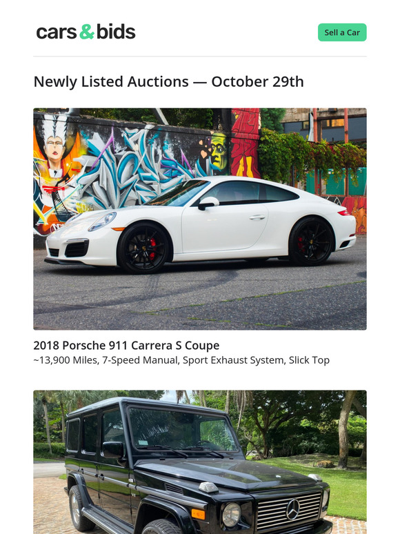 Cars & Bids: Cars & Bids Today | Milled