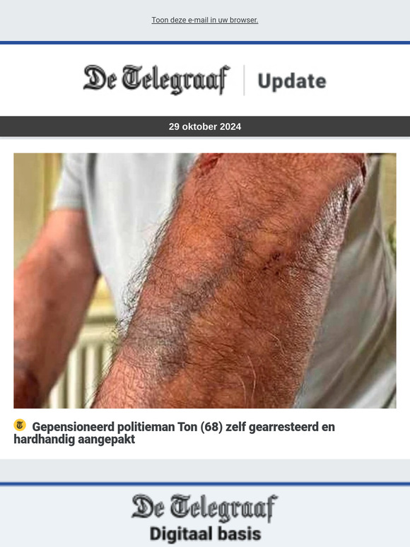 De Telegraaf: Gepensioneerd politieman Ton (68) zelf gearresteerd en ...