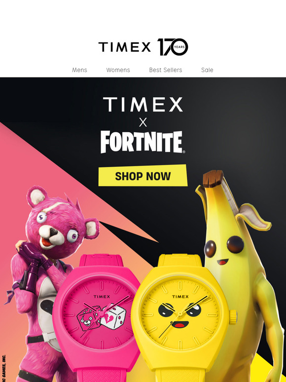 Timex: Timex x Fortnite®️: The Battle Is Here | Milled
