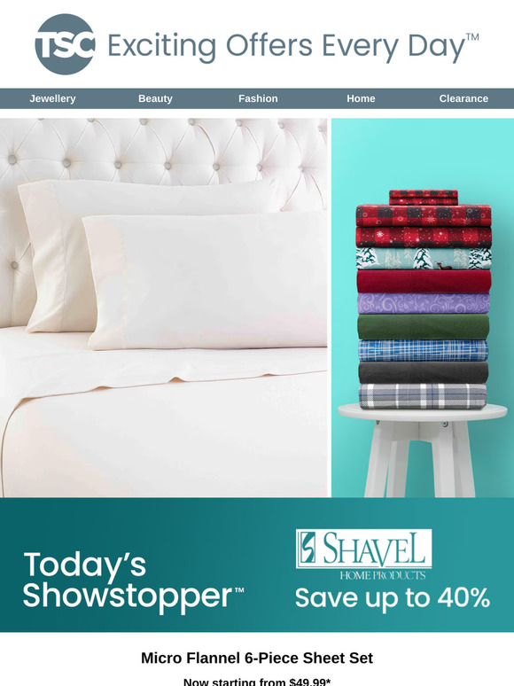 The Shopping Channel: Shop Shavel Sheets & Himalayan Gems Necklace | Milled